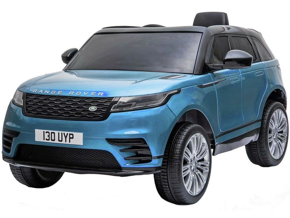 Range Rover Velar Metallic Blue | Kids Sit On & Ride In Toy Car 12v ...