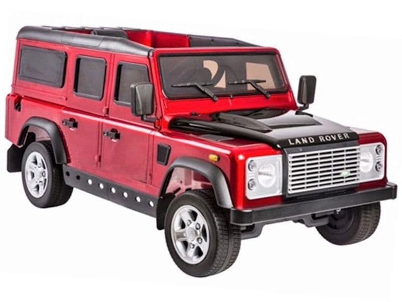 Land Rover defender toy ride on car red kids electric cars 12v ...