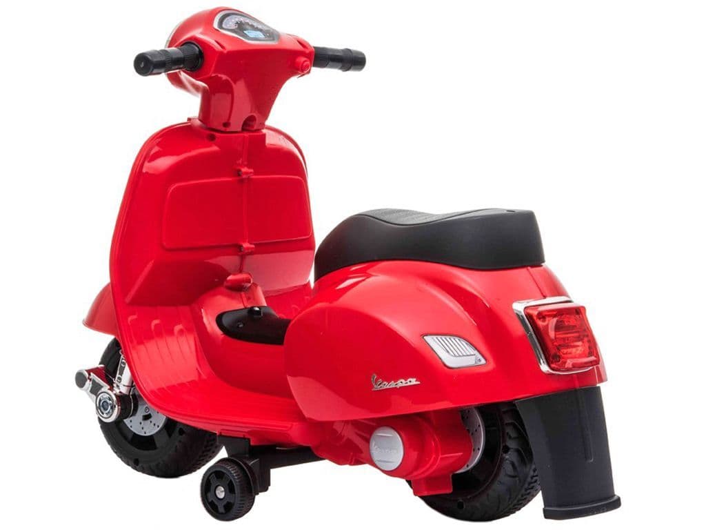 Red Vespa GTS Scooter Licensed | Kids 6v electric ride on toy bike ...