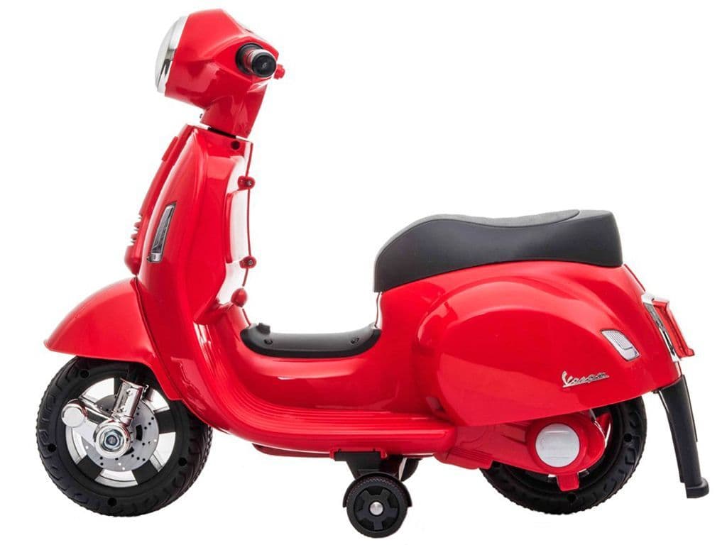 Red Vespa GTS Scooter Licensed | Kids 6v electric ride on toy bike ...