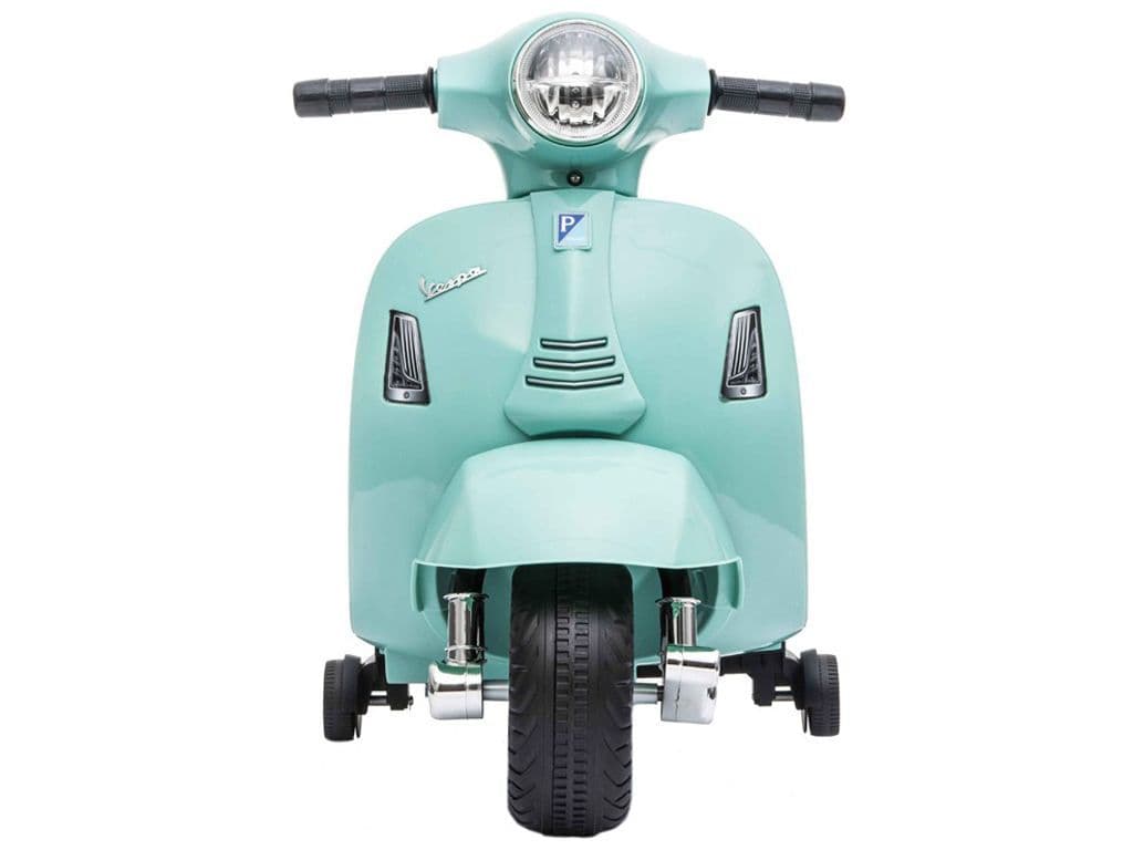 Teal Vespa GTS Scooter Licensed | Kids 6v electric ride on toy bike ...