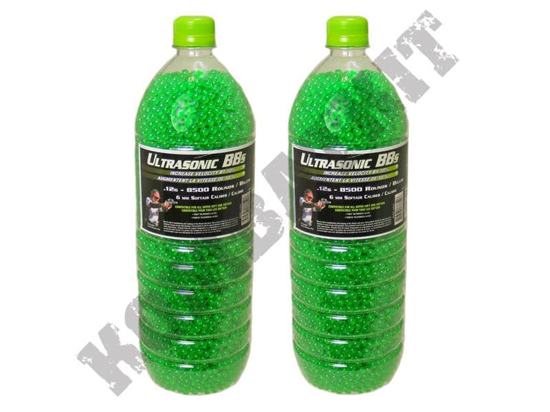 KOMBATKIT: Clear Green Polished Airsoft BB Gun Pellets