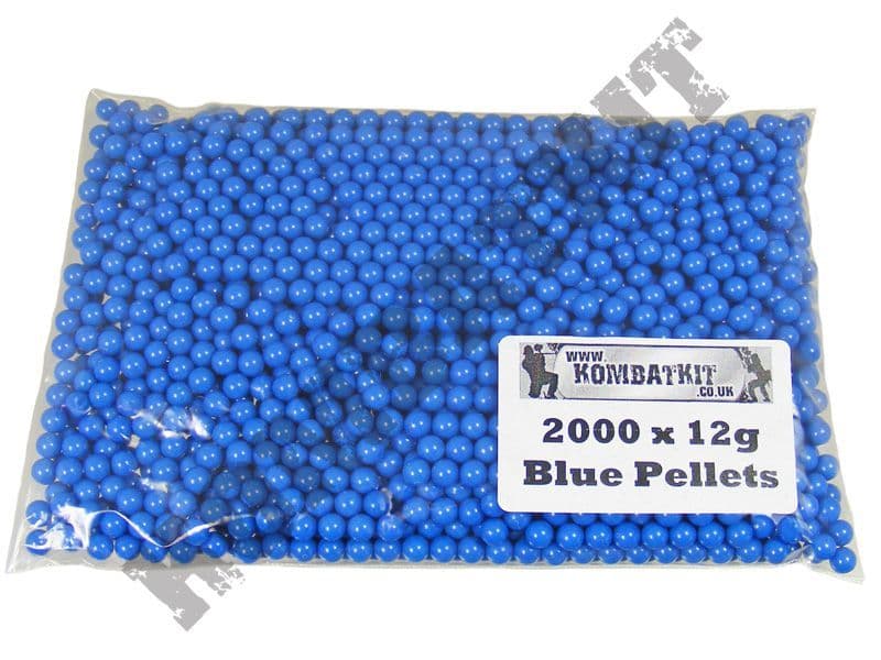 BB Pellets 6mm 2000 x 12g Blue | Premium Airsoft Gun Polished Skirmish ...