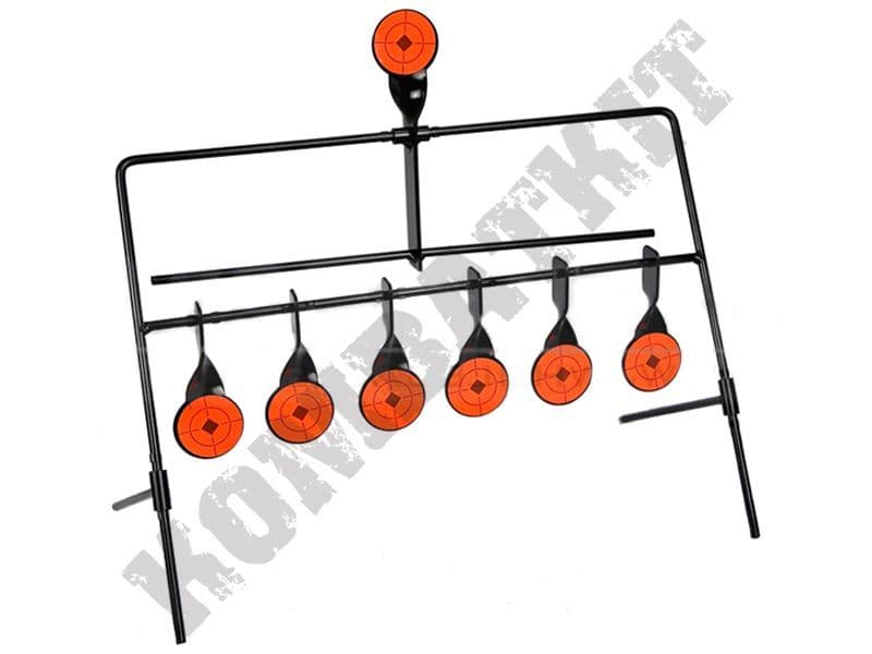 7 Metal Auto Resetting Set Air BB Gun Target | Kombatkit