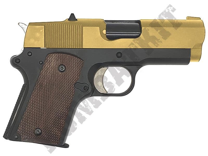 R45 Airsoft Pistol | Detonics 45 Cal 1911 Replica Gas Blowback BB Gun ...