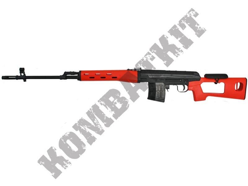 Bison 701 BB Gun | SVD Dragunov Russian Sniper Rifle | Two Tone Airsoft ...