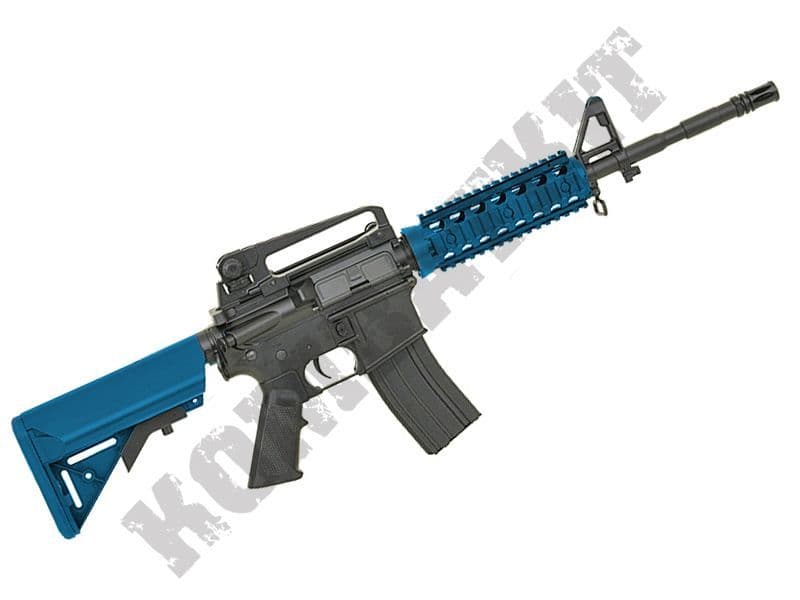 CM507 BB Gun | M4 RIS Replica Electric AEG Airsoft Rifle 2 Tone Blue ...