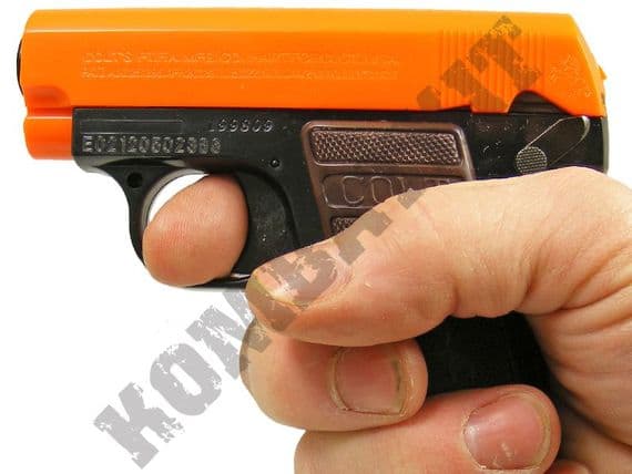 Colt 25 BB Gun | Official Airsoft Spring Pistol 2 Tone Orange ...