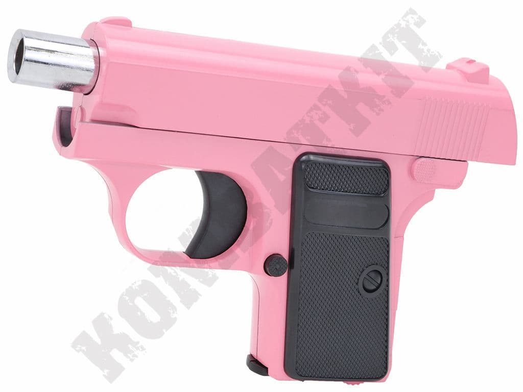 G1 BB Gun Colt 25 Spring Airsoft Pistol Pink 2 Tone | Kombatkit