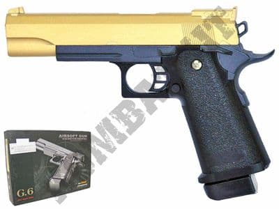 Spring BB Pistol UK | 2 Tone 6mm Pellet Airsoft Guns | KOMBATKIT SHOP