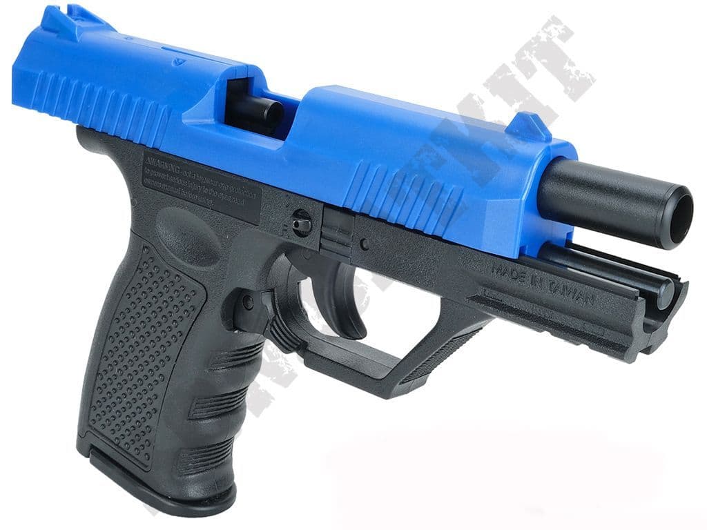 HA128 airsoft pistol PPQ spring BB gun black 2 tone | Kombatkit