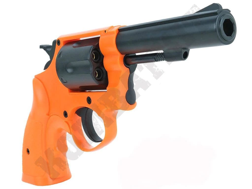 HG131 Model 10 gas airsoft revolver orange 2 tone | Kombatkit
