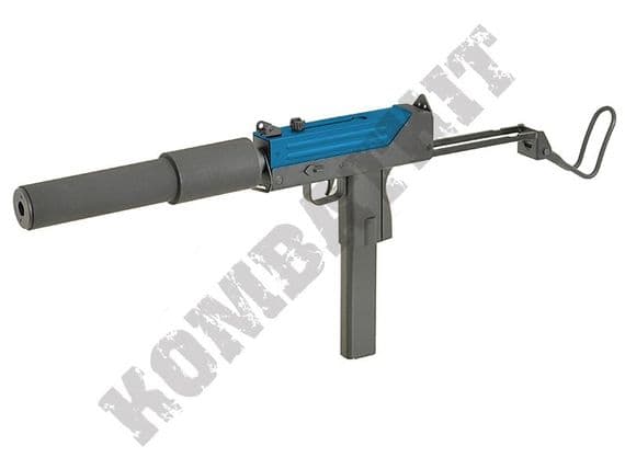 JG-0452 BB Gun | MAC-10 SMG Electric Airsoft Machine Gun Black 2 Tone ...