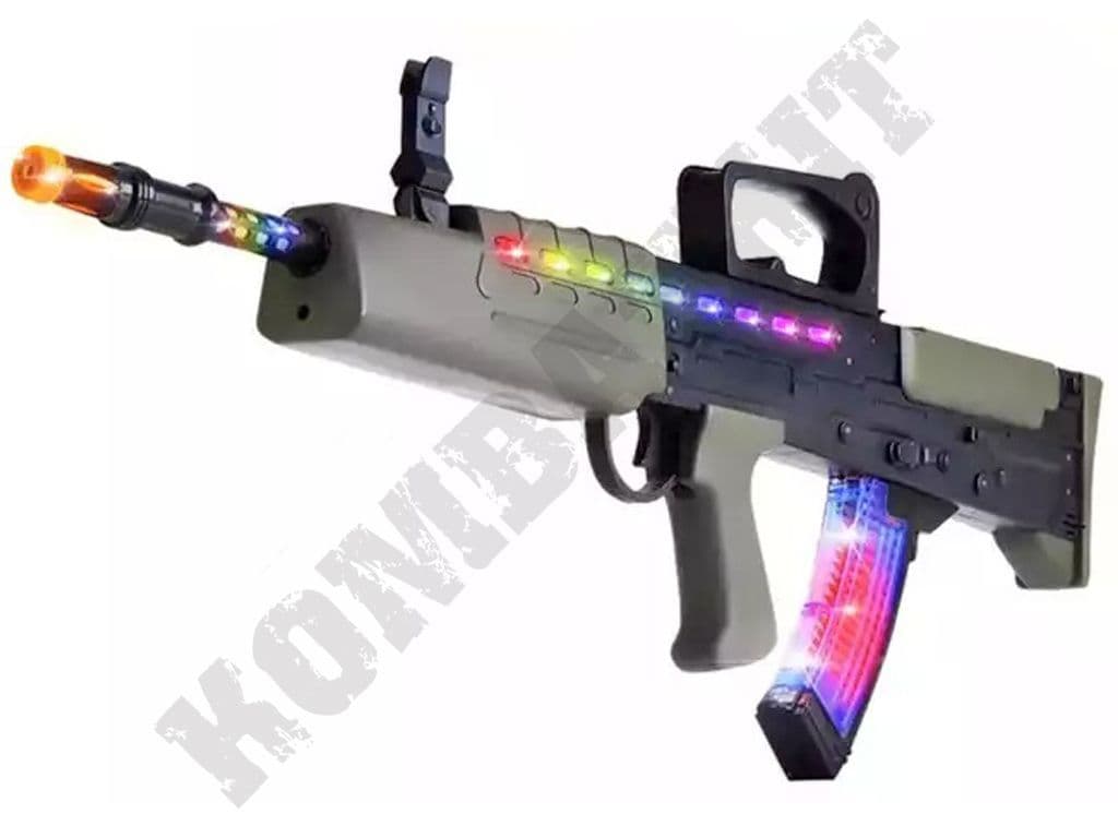 L85 SA80 rifle B/O sound & lights toy gun AK-85D | Kombatkit