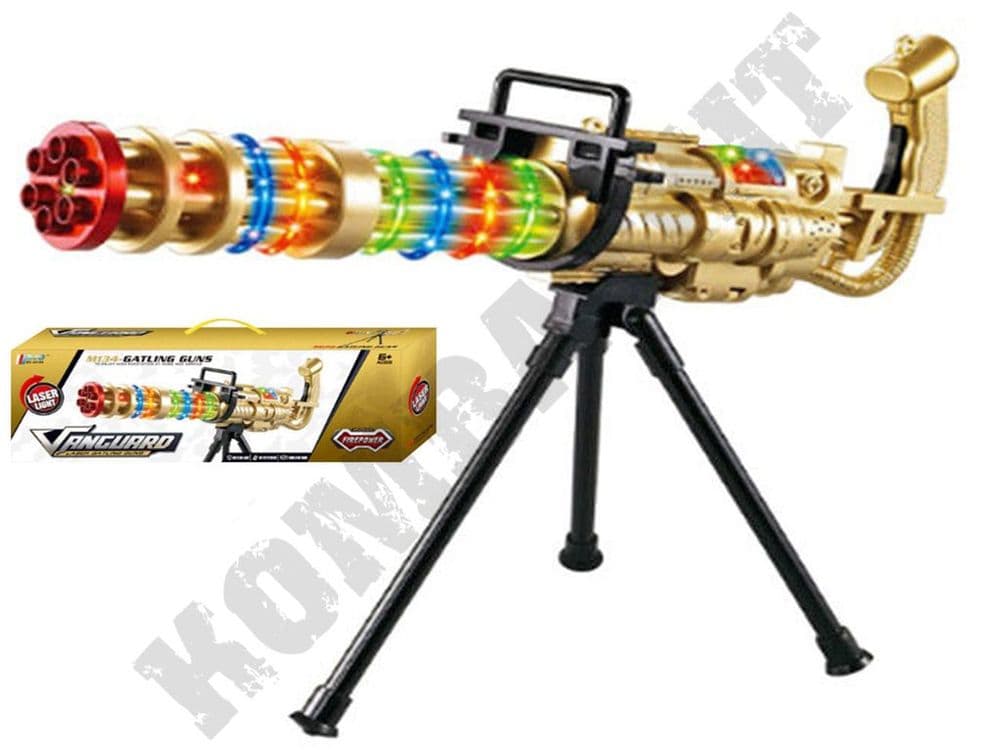 M134 B/o Sound & Lights Toy Machine Gun 595-8 | Kombatkit
