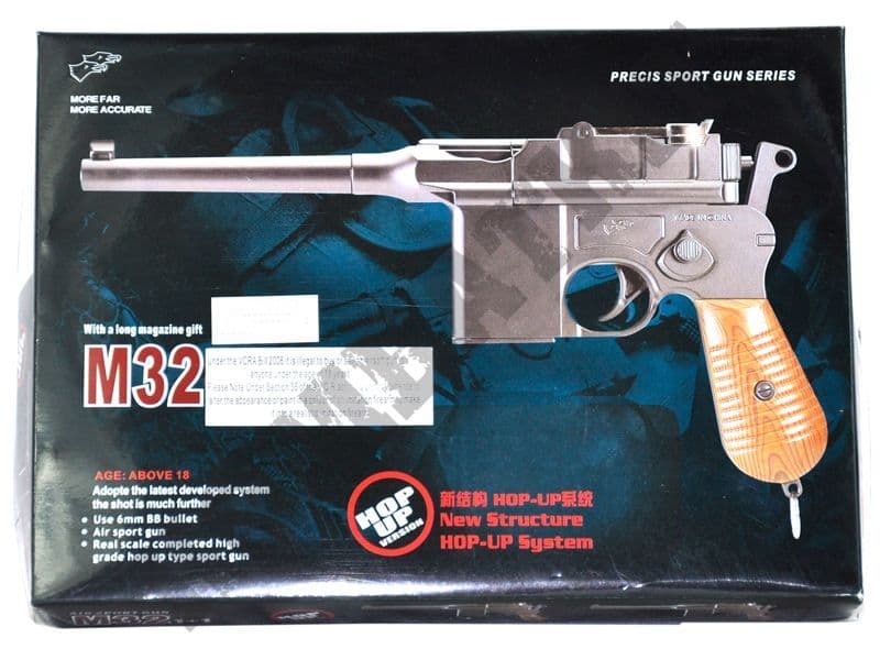 M32 BB gun | German Machine Pistol Replica | 2 tone blue airsoft guns ...
