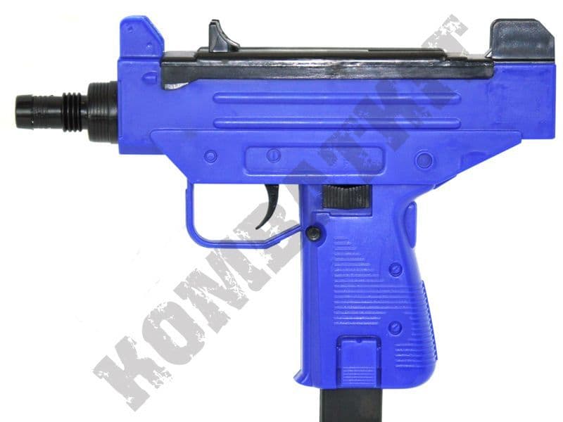M33 BB gun | Mac 10 Replica SMG | 2 tone blue cheap airsoft guns UK ...