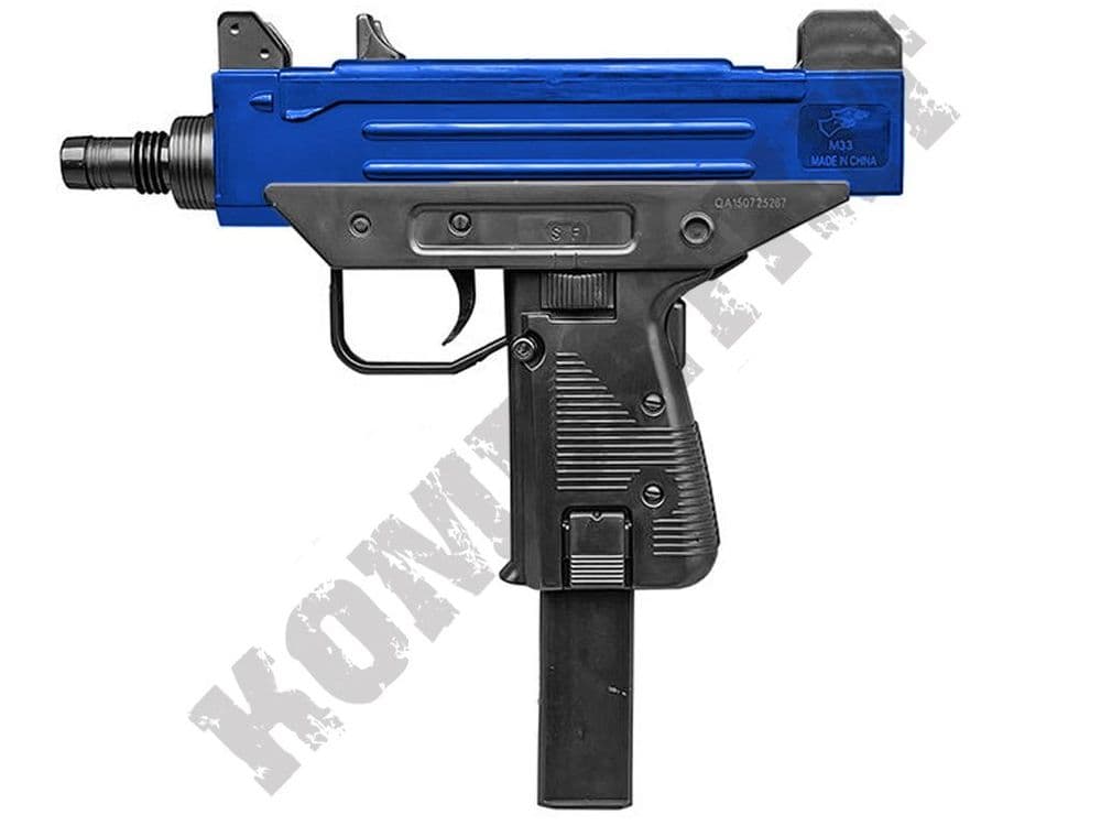 M33 BB Gun Mac-10 spring airsoft SMG black 2 tone | Kombatkit