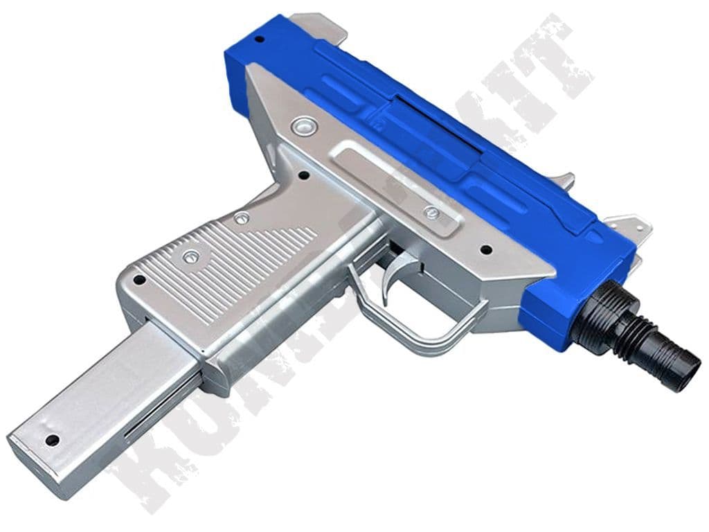 M33 BB Gun Mac-10 spring airsoft SMG silver 2 tone | Kombatkit