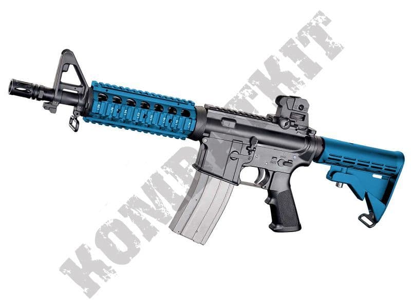 MC6624 BB Gun | M4 CQB Rifle Airsoft Gas Blowback 2 Tone Blue Black ...