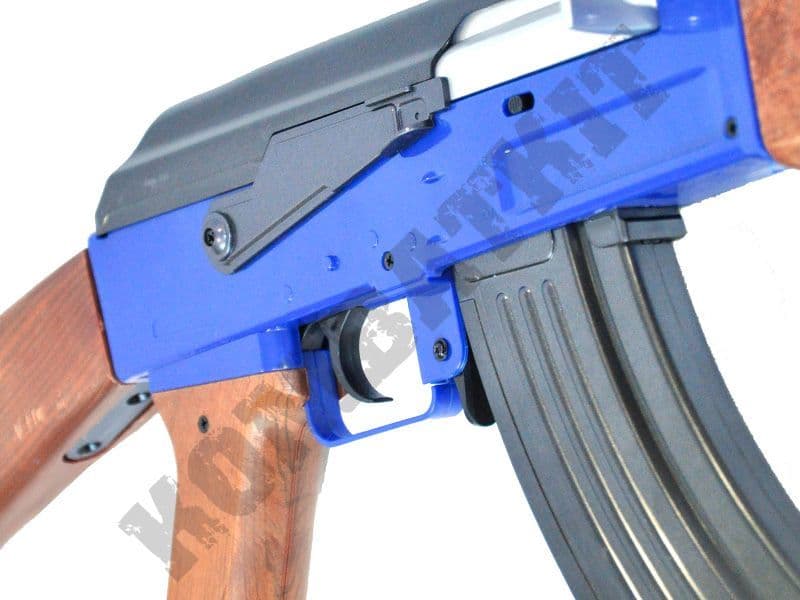 P1093 BB Gun AK47 Spring Assault Rifle Blue 2 tone | Kombatkit