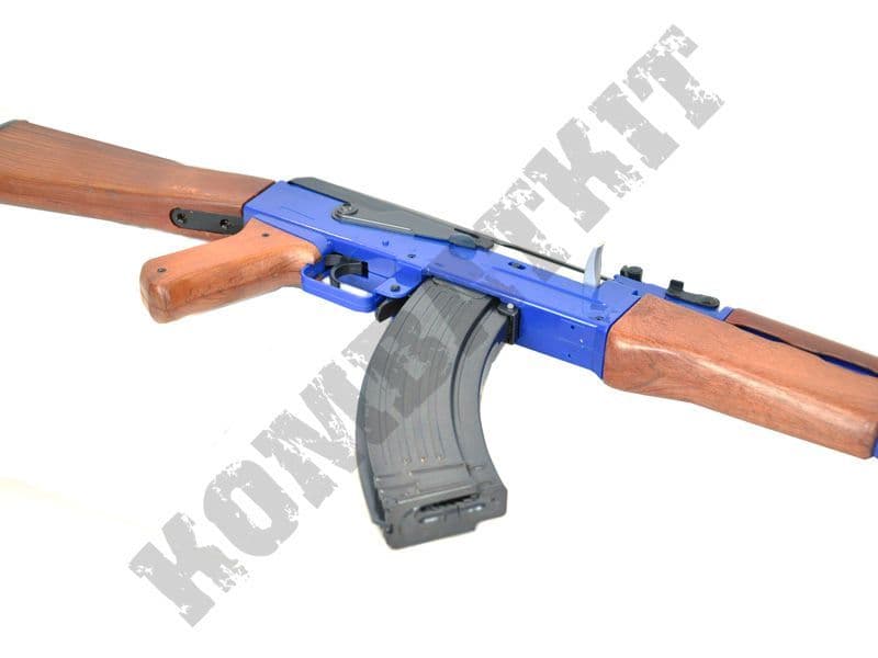 P1093 BB Gun AK47 Spring Assault Rifle Blue 2 tone | Kombatkit