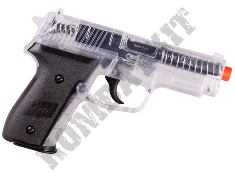 P228 BB Gun | Sig Sauer Official Airsoft Spring Pistol Clear 2 Tone ...