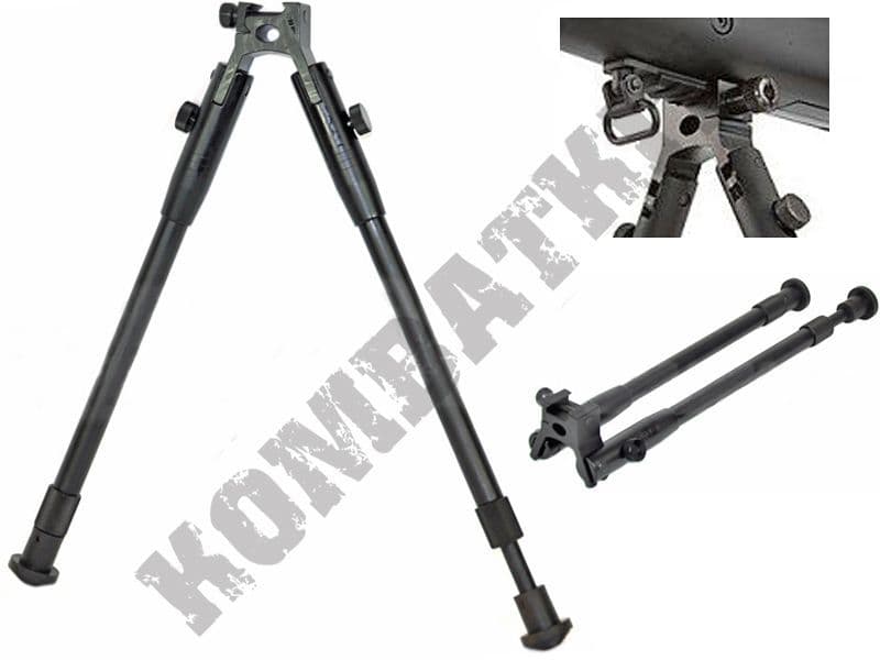 Airsoft gun air rifle sniper folding metal bipod adjustable 20mm ris ...