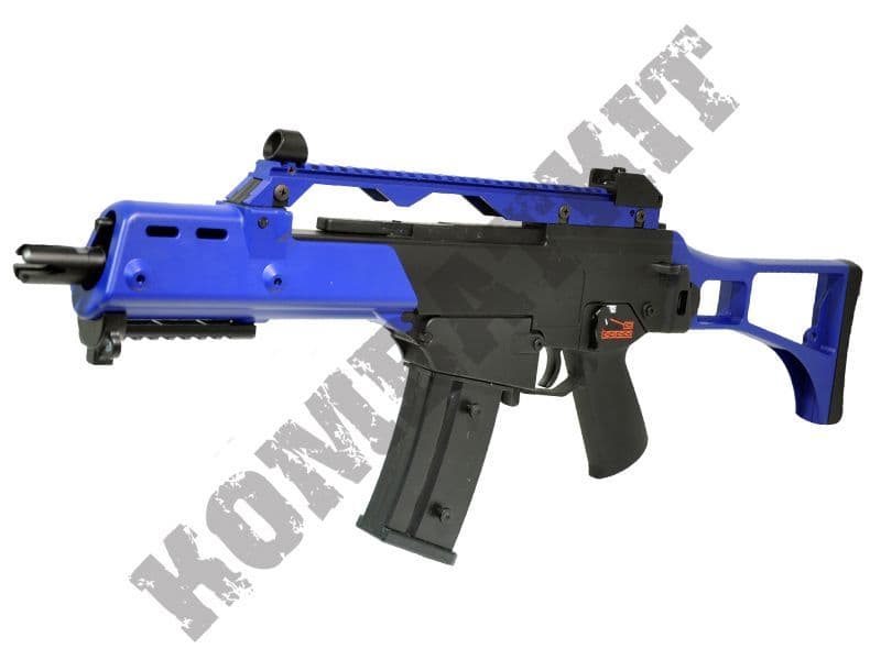 S&T G316 BB Gun | H&K G36 Replica Electric AEG Airsoft Rifle 2 Tone Blue | KOMBATKIT