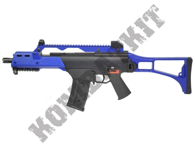 S&T G316 BB Gun | H&K G36 Replica Electric AEG Airsoft Rifle 2 Tone Blue | KOMBATKIT