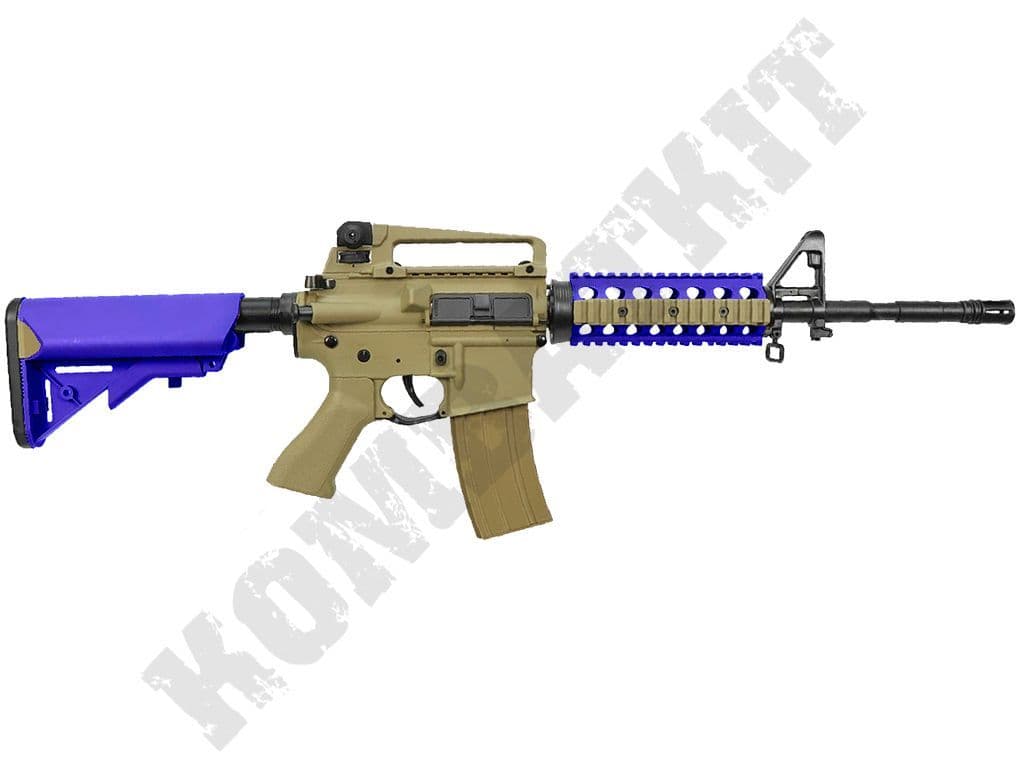 SR4PG M4A1 RIS Electric Airsoft Rifle Tan 2 Tone | Kombatkit