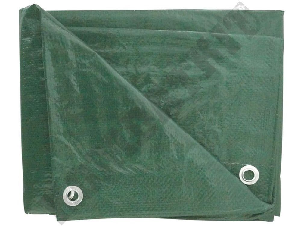 Olive Green Tarpaulin Groundsheet Woven 7x5ft | Kombatkit