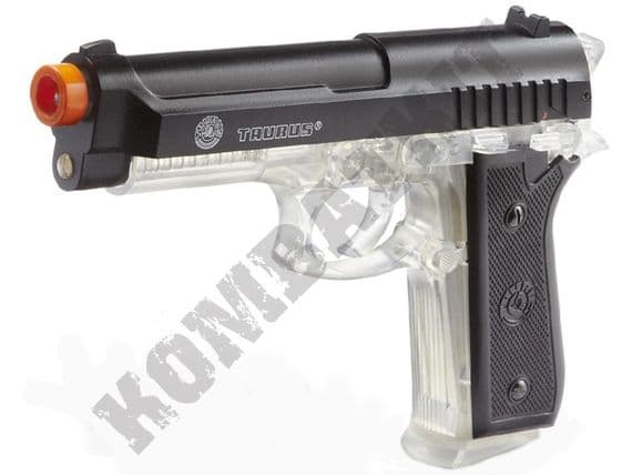 PT92 BB Gun | Taurus Official Airsoft Pistol 2 Tone Black & Clear ...