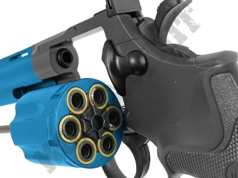UA937 BB Gun | Magnum 357 Replica Spring Airsoft Revolver Black & 2 ...
