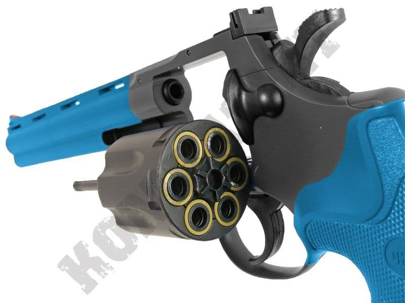 UA941 BB Gun | Magnum 357 Replica Spring Airsoft Revolver 2 Tone ...
