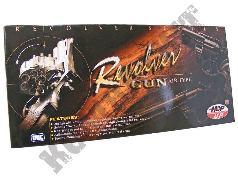 UA941 BB Gun | Magnum 357 Replica Spring Airsoft Revolver 2 Tone ...