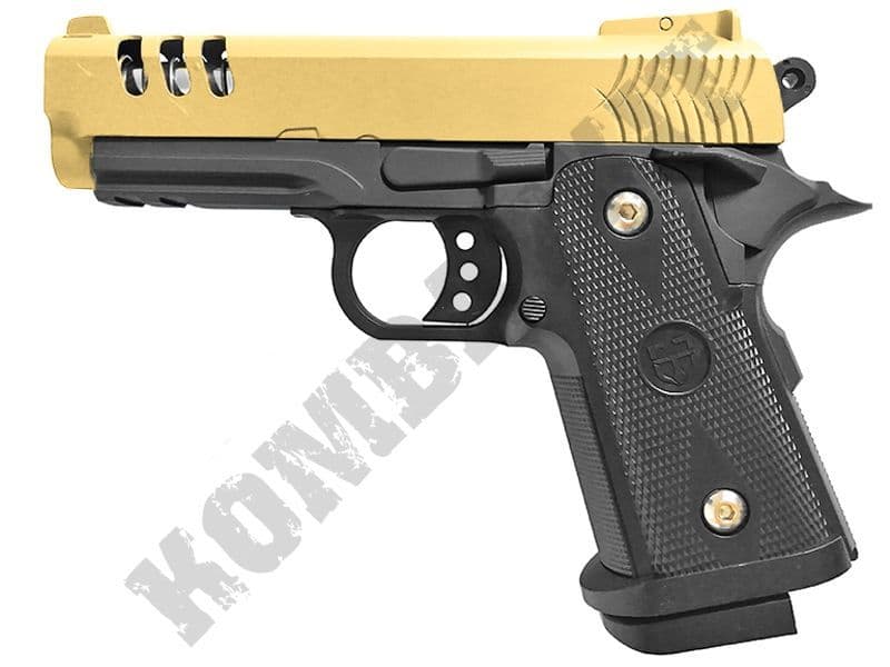 V15 Gold Bb Gun Sandw 45 Acp Replica Spring Airsoft Pistol 2 Tone