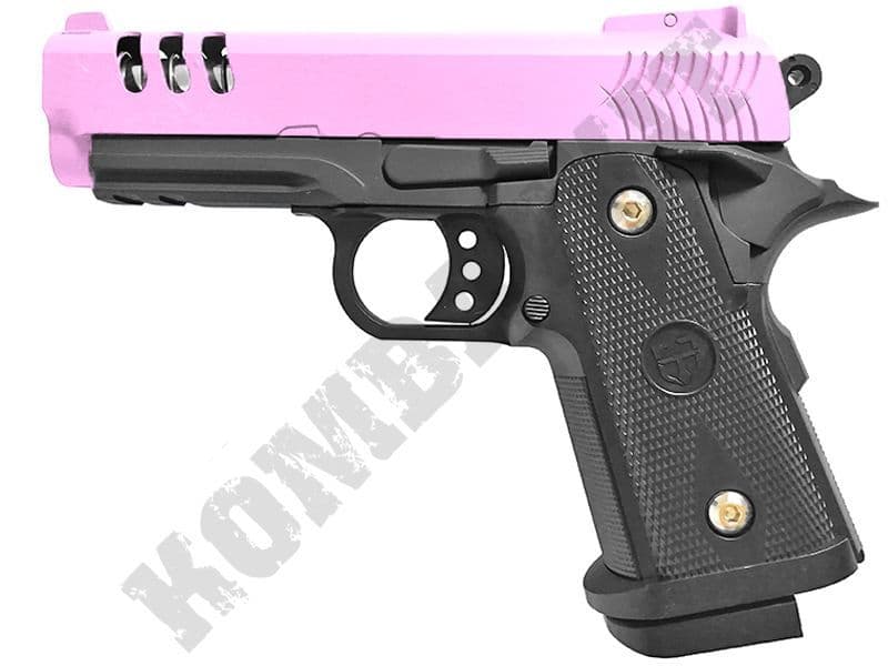 V15 Pink BB Gun | S&W 45 ACP Replica Spring Airsoft Pistol 2 Tone ...
