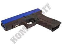 EU7 Gen 4 airsoft pistol gas blowback BB gun black 2 tone | Kombatkit