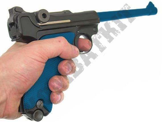 WE PO8 Airsoft Pistol 6 Inch | Luger Replica Airsoft Gas Blowback BB ...