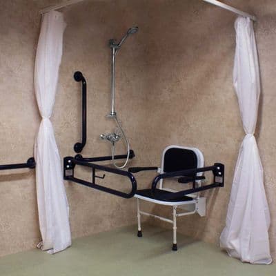 DTUK517 Budget Disabled Shower Grab Rail Kit