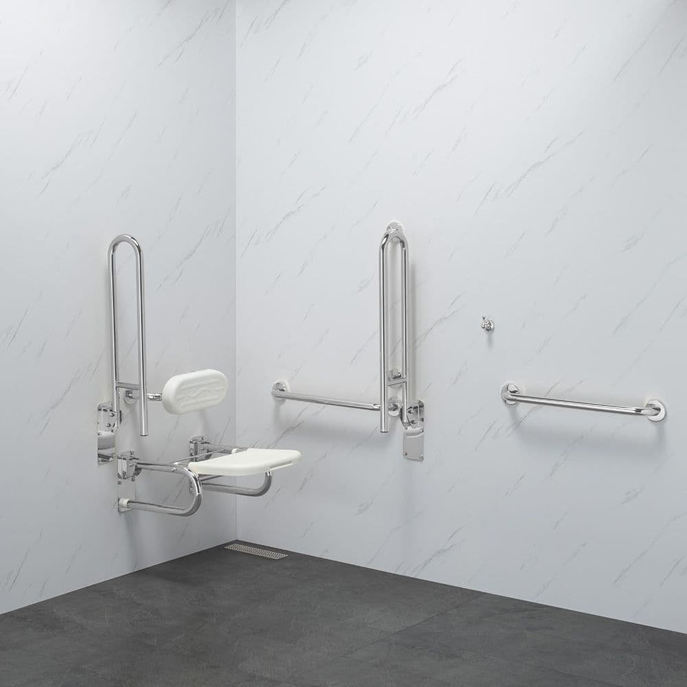 DTUK7018 CLASSIC DOC M / DDA DISABLED SHOWER PACK - WHITE