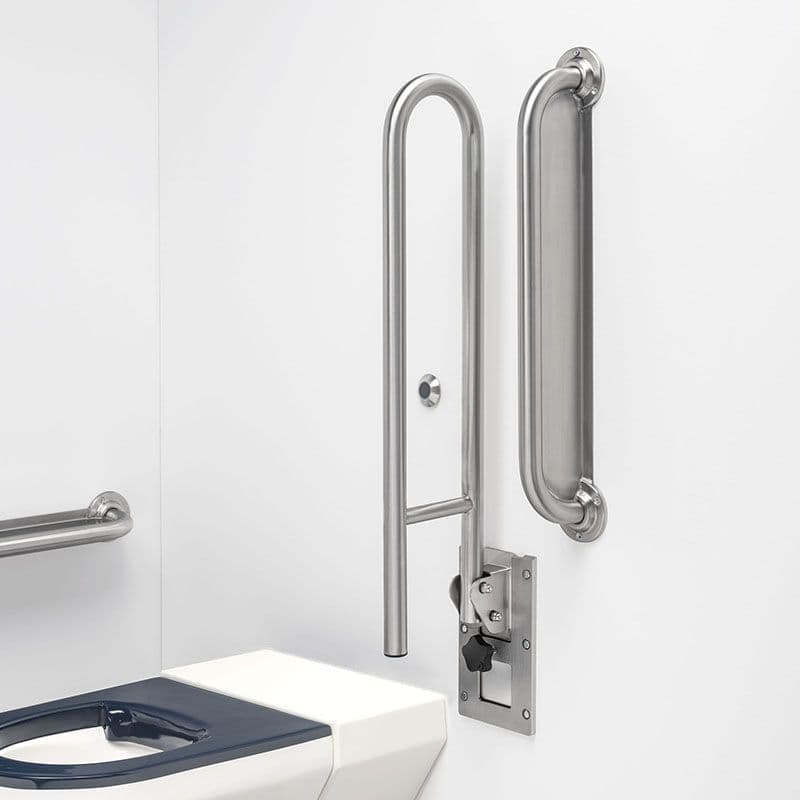 DTUK551 Ligature Resistant Disabled Toilet Grab Rail Kit with Removable ...