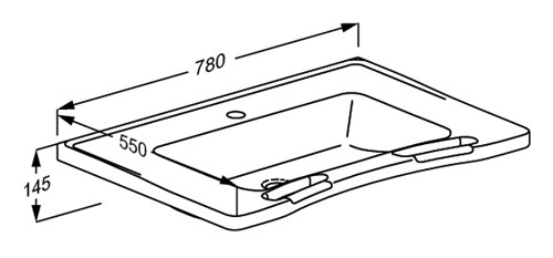 Pressalit MATRIX MEDIUM Wash Basin