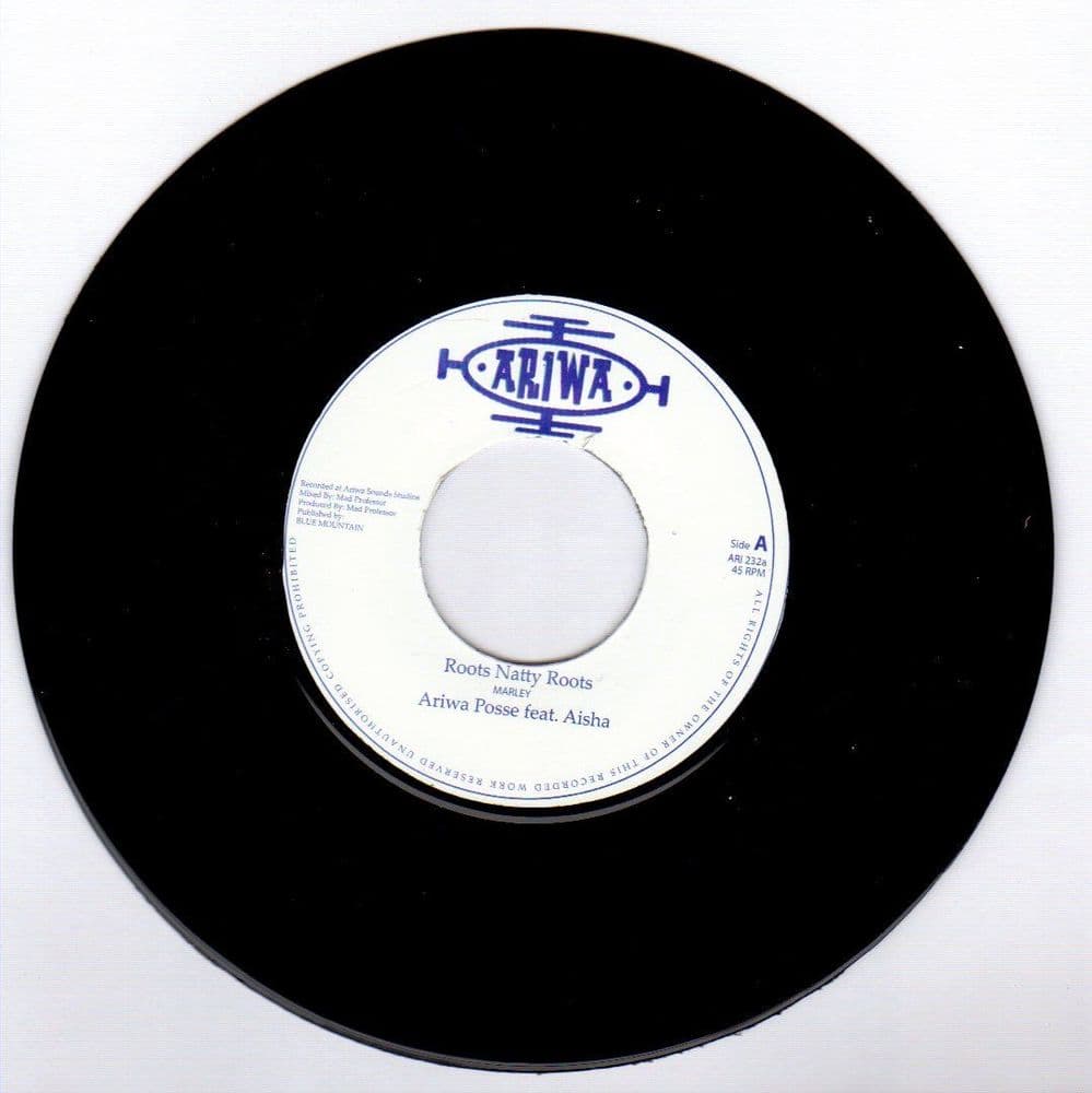 Aisha & Ariwa Posse - Roots Natty Roots / version Ariwa UK 7"