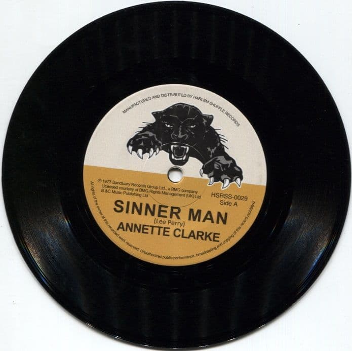 Annette Clarke - Sinner Man / Lee Perry - Dub Harlem Shuffle Records 7"