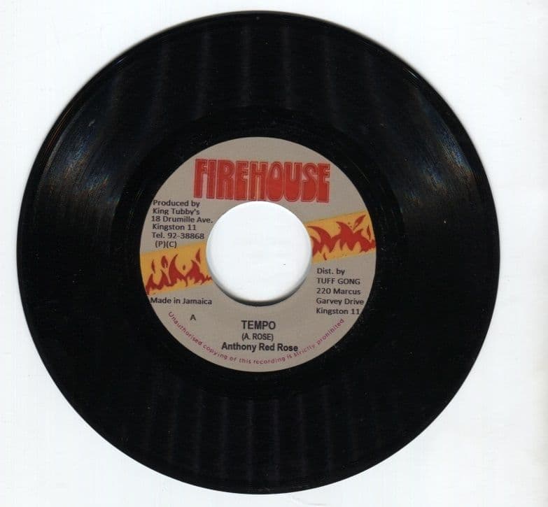Anthony Red Rose - Tempo / version Firehouse 7"