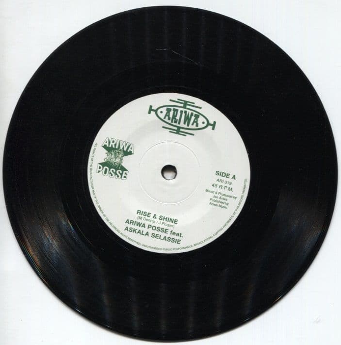 Ariwa Posse ft- Askala Selassie - Rise & Shine / dub Ariwa 7"