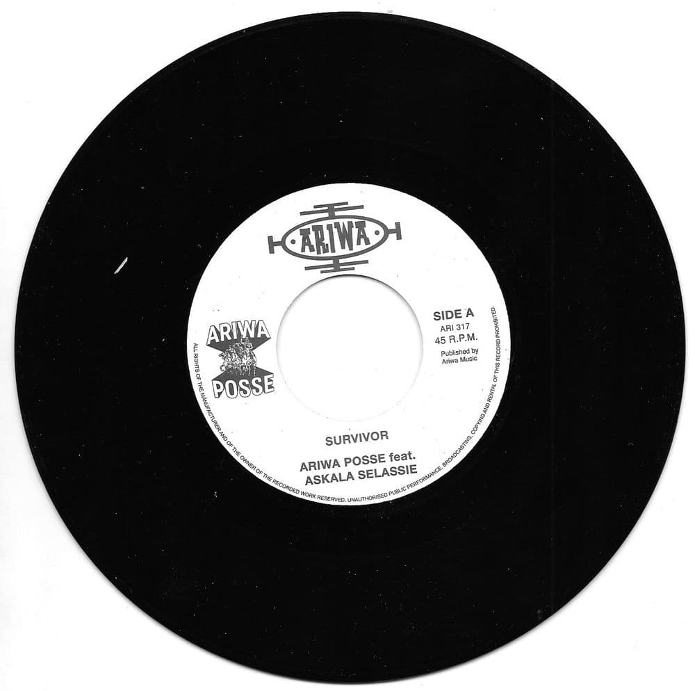 Ariwa Posse Ft Askala Selassie - Survivor / Dubwise Ariwa 7"