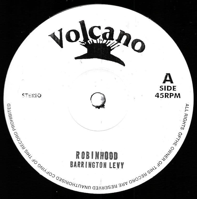 Barrington Levy - Robin Hood / Blackheart Man Volcano 10"